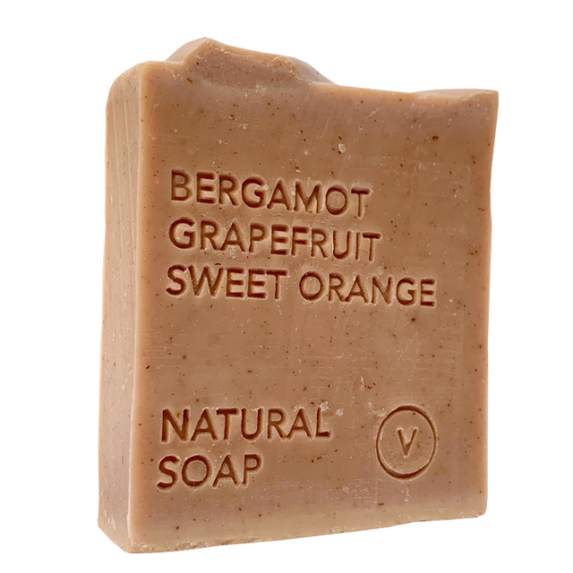 Bergamot Grapefruit + Orange Natural Soap.
